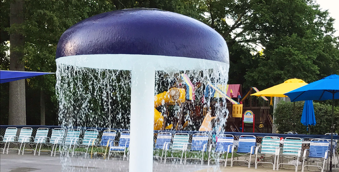 Baby Pool Fountain | Ravensworth Farm Pool